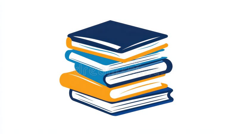 Clean Vector Logo of a Library on a White Background, Perfect for ...