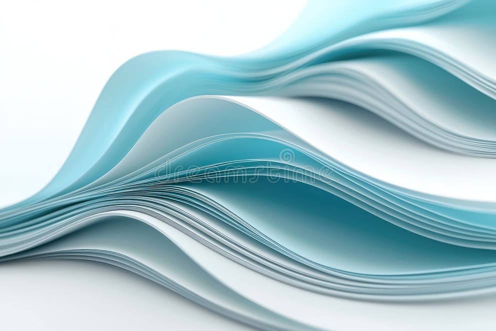 Clean and Versatile Business Layout with Soft Wave Like Patterns in ...