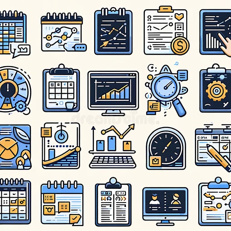 Project Management Team Stock Illustrations – 68,364 Project Management ...