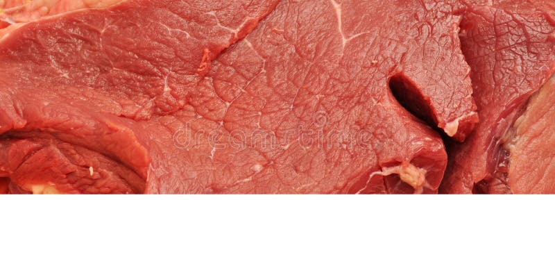 Clean Very Fresh Red Raw Meat Beef, on Cutting Board Stock Image ...