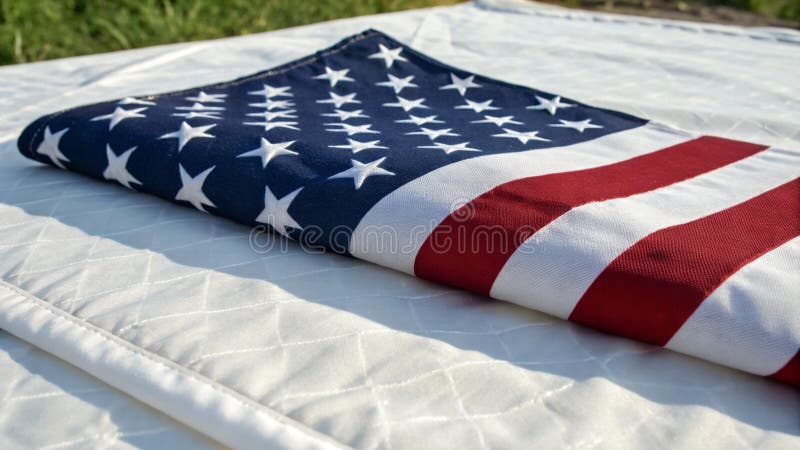 Minimalist Symbols of American Independence Day. Generative AI Stock ...