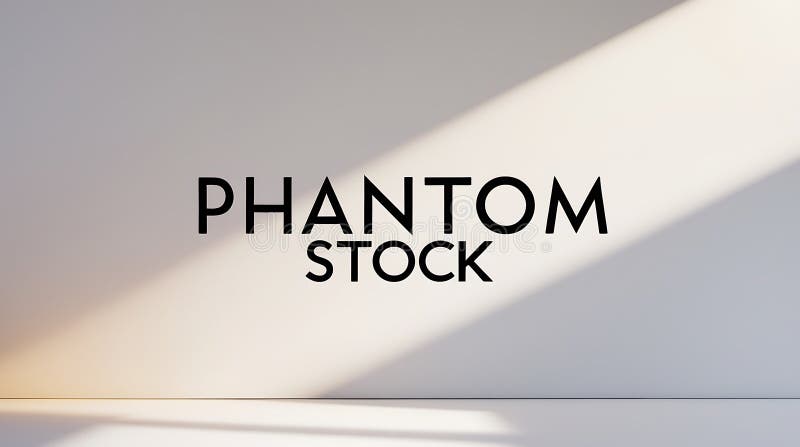 Elegant Minimalist Wall Bold Lettering Soft Light Casting Shadows Stock ...