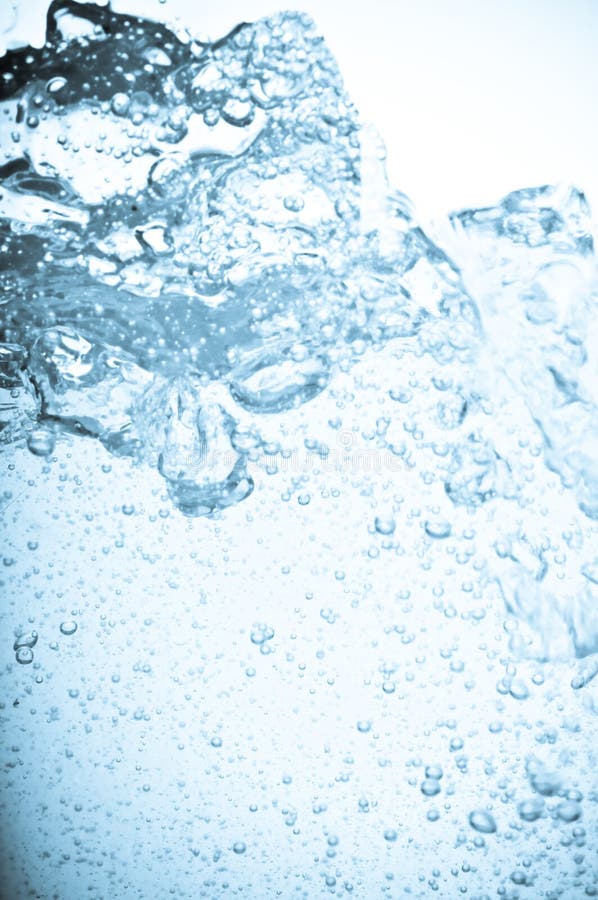 Clean water stock image. Image of drop, blue, droplet - 12179015