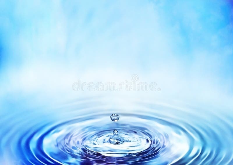 Clean water stock image. Image of impact, color, drip - 4133673