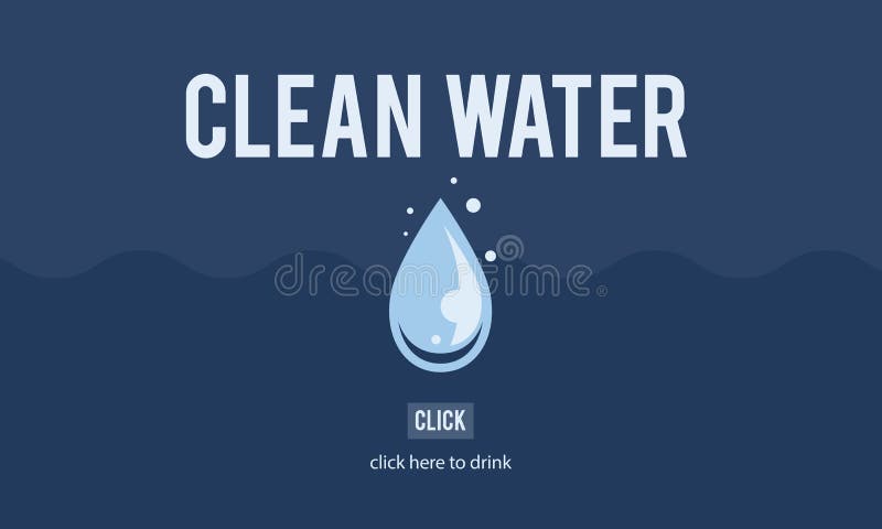Clean Water Alternative Energy H2o Concept Stock Illustration ...