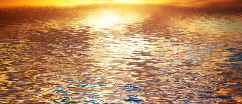 Clean Water Background, Calm Waves. Banner, Panorama Stock Photo ...