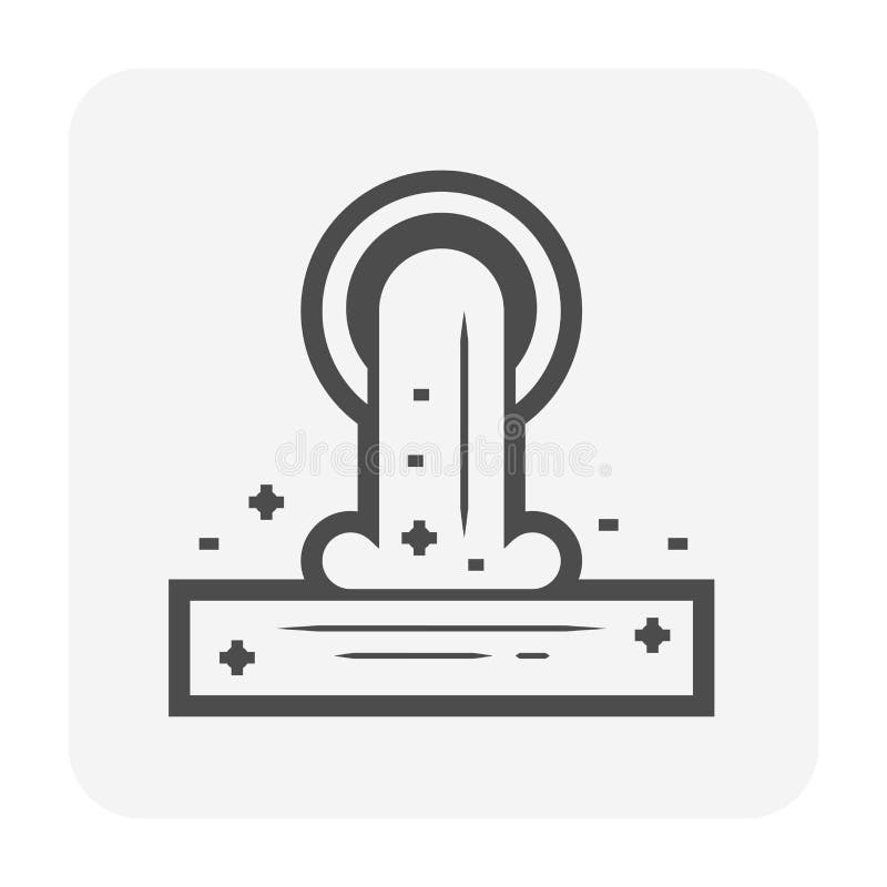 Water drainage pipe icon stock vector. Illustration of landscape ...
