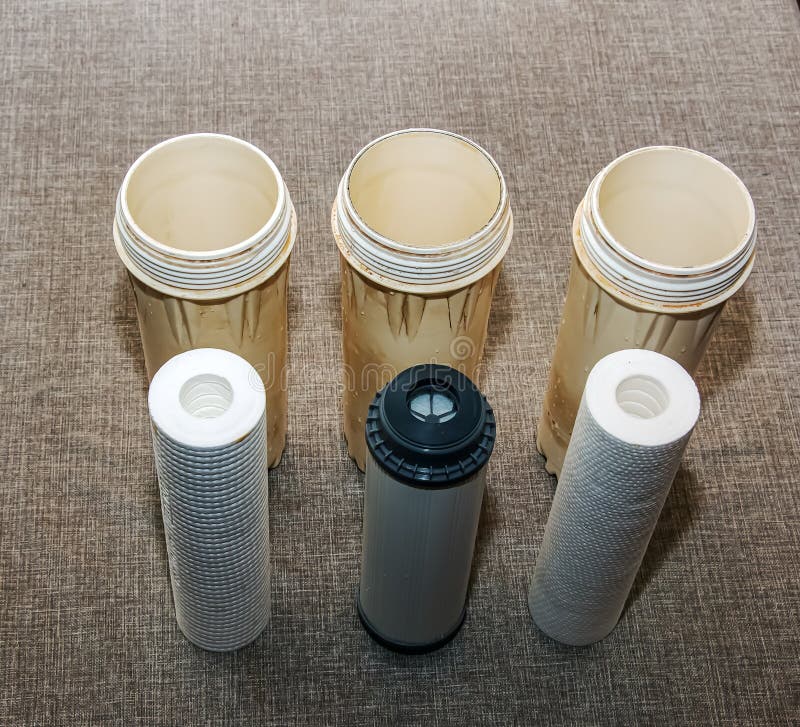 Clean Water Filters are Ready for Installation. the Process of ...