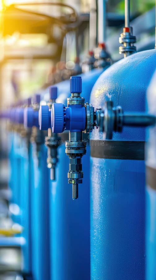 Clean Water Filtration Process in a Modern Facility, Advanced and ...