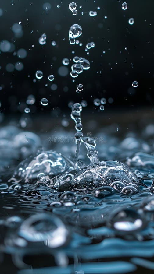 Clean Water Flowing, Conserving Resources Stock Illustration ...