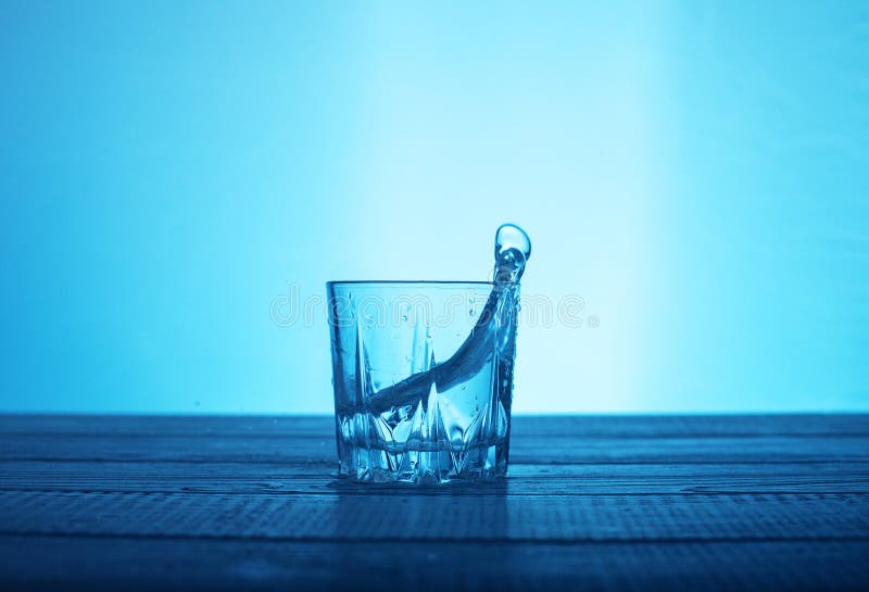 Clean Water in a Glass. the Concept of Beverages and Health Stock Image ...