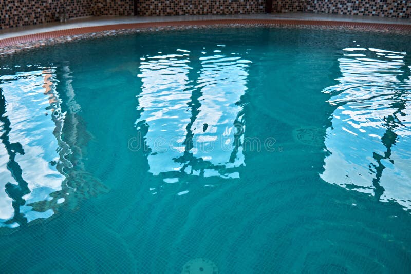 Clean Water in the Jacuzzi. Rest in the SPA. Selective Focus Stock ...