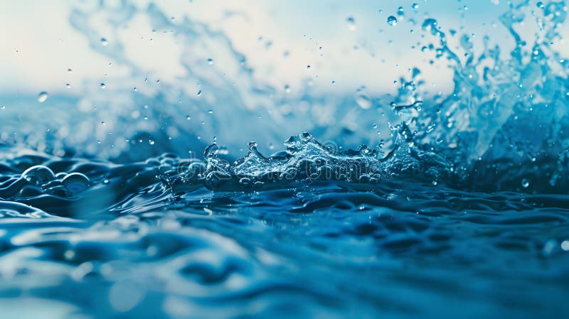 Clean Water in the Ocean Close-up Stock Image - Image of background ...