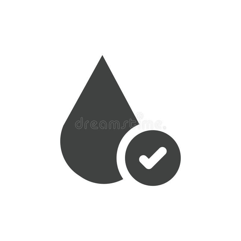 Clean Water Quality Icon Simple Vector Symbol Stock Vector ...