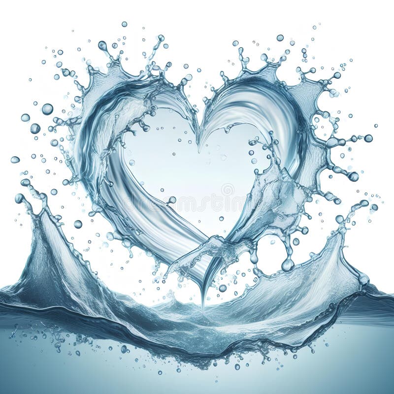 Water Wave Heart Stock Illustrations – 7,005 Water Wave Heart Stock ...