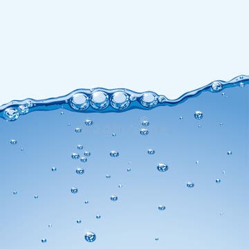 Clean water wave stock vector. Illustration of calm, freshness - 5882704