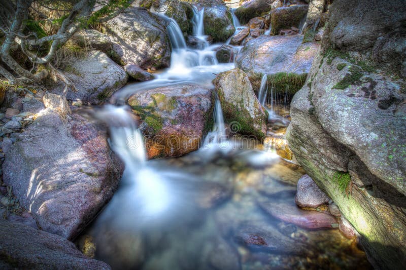 A fresh Waterfall stock image. Image of freshness, green - 142118187