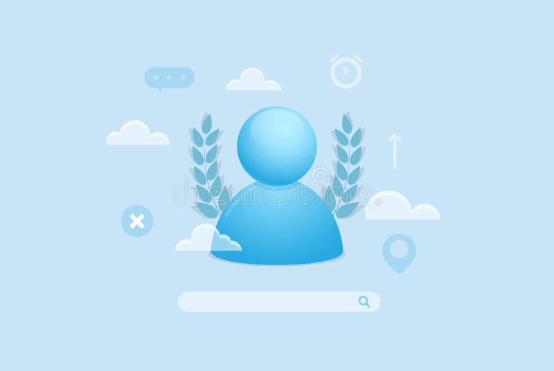 Clean Webpage Design for User Page. Add User Profile. Business ...