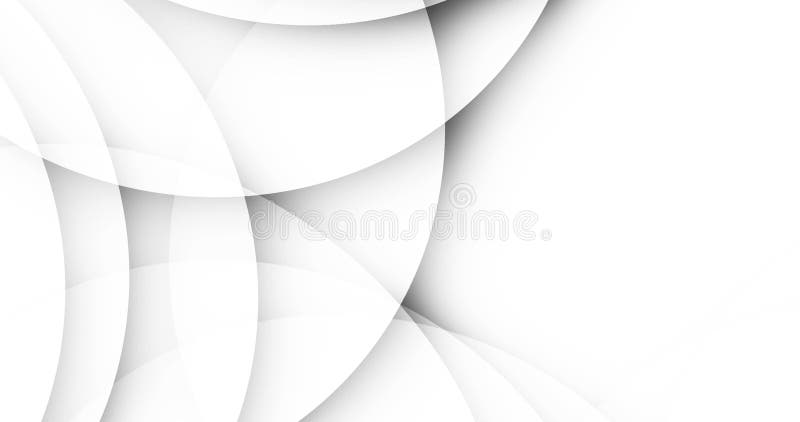 Clean White Abstract Background with Circles Rotating. Seamless Loop ...