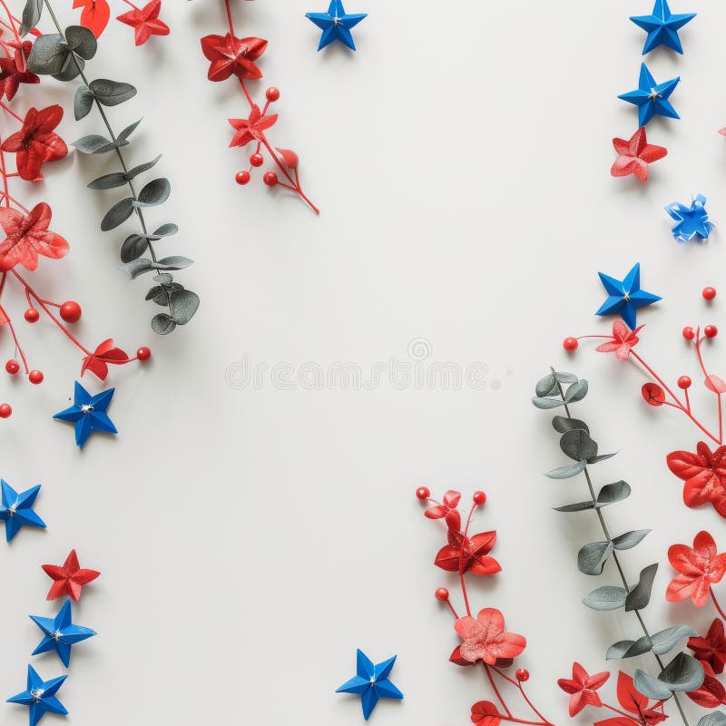 Clean White Backdrop with Subtle Patriotic Details for Patriot Day ...