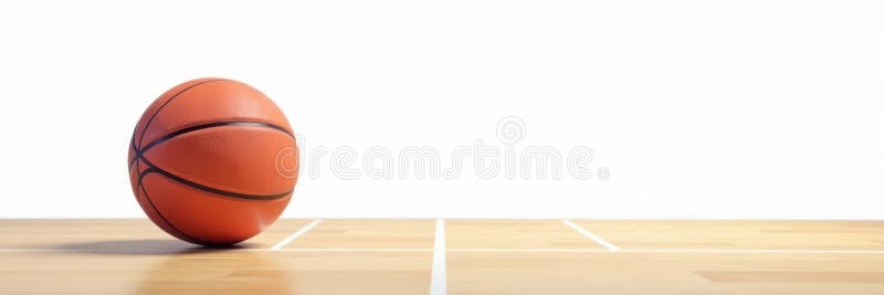 Clean White Background, Basketball Balanced on Bracket Grid , Pattern ...