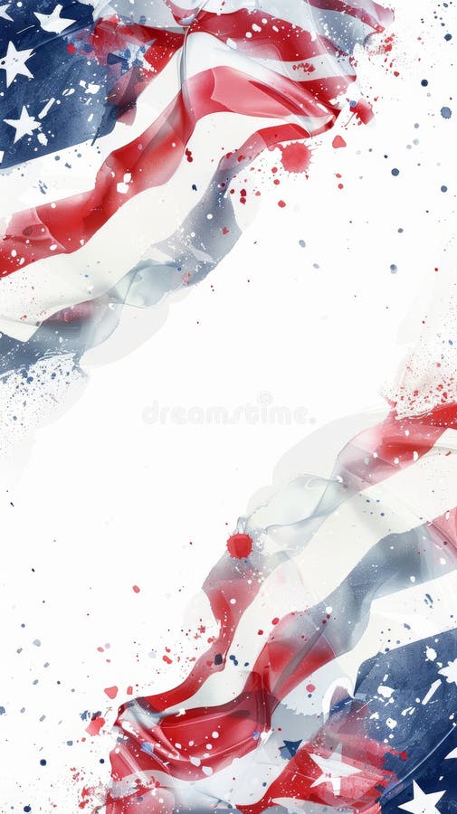 Clean White Background with Subtle Patriotic Details for Patriot Day ...