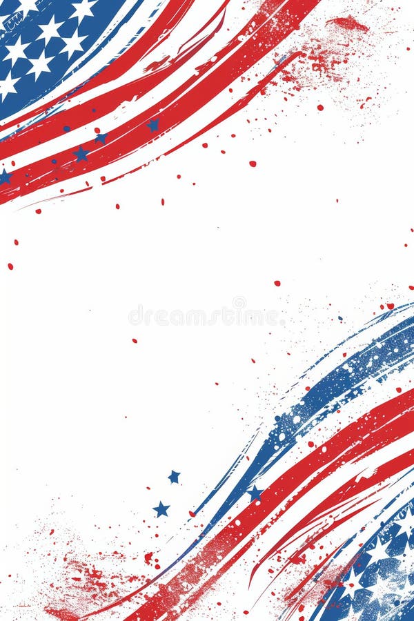 Clean White Background with Subtle Patriotic Details for Patriot Day ...