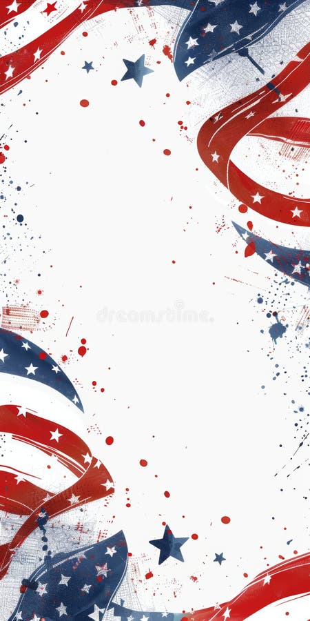 Clean White Background with Subtle Patriotic Details for Patriot Day ...