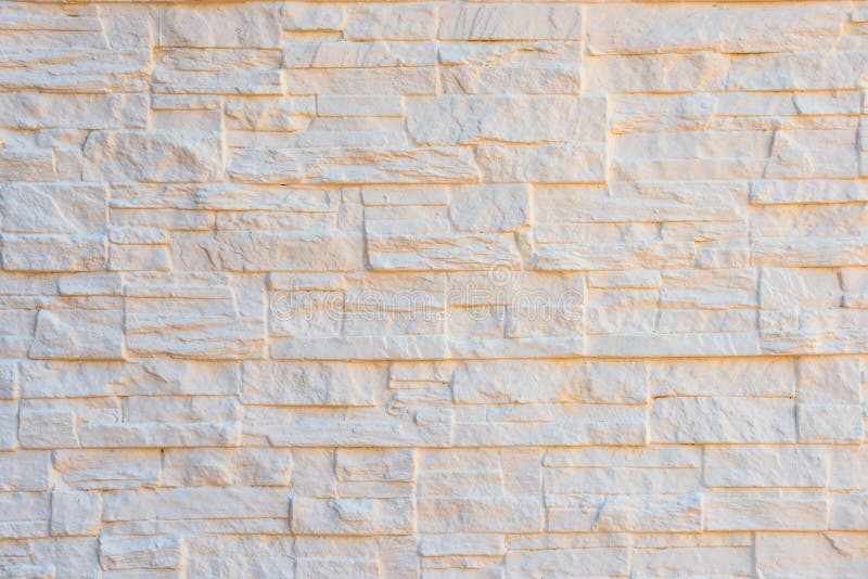 Clean White Brick Wall Texture Stock Photo - Image of horizontal ...