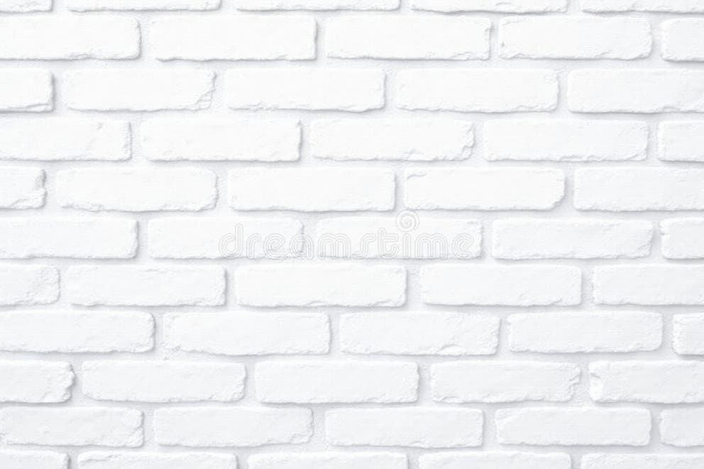 Clean White Brick Wall Texture, Perfect Backdrop, Overhead, Neutral ...