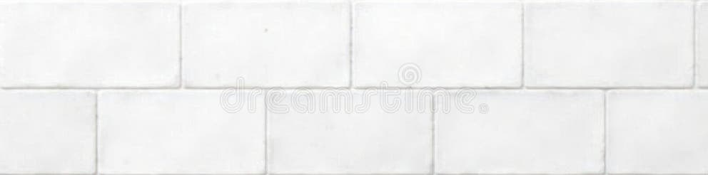 Clean White Ceramic Mosaic Tile Wall Subtle Texture, Bright Background ...