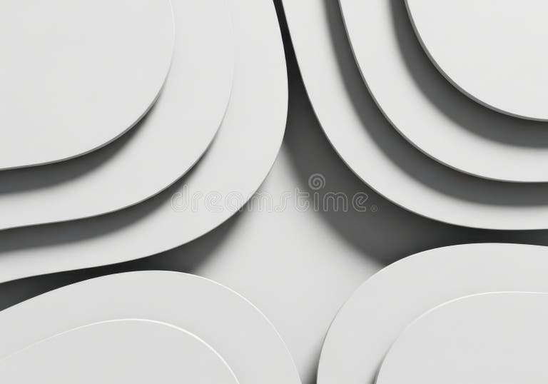 Overlapping White Ceramic Plates Stock Illustrations – 90 Overlapping ...