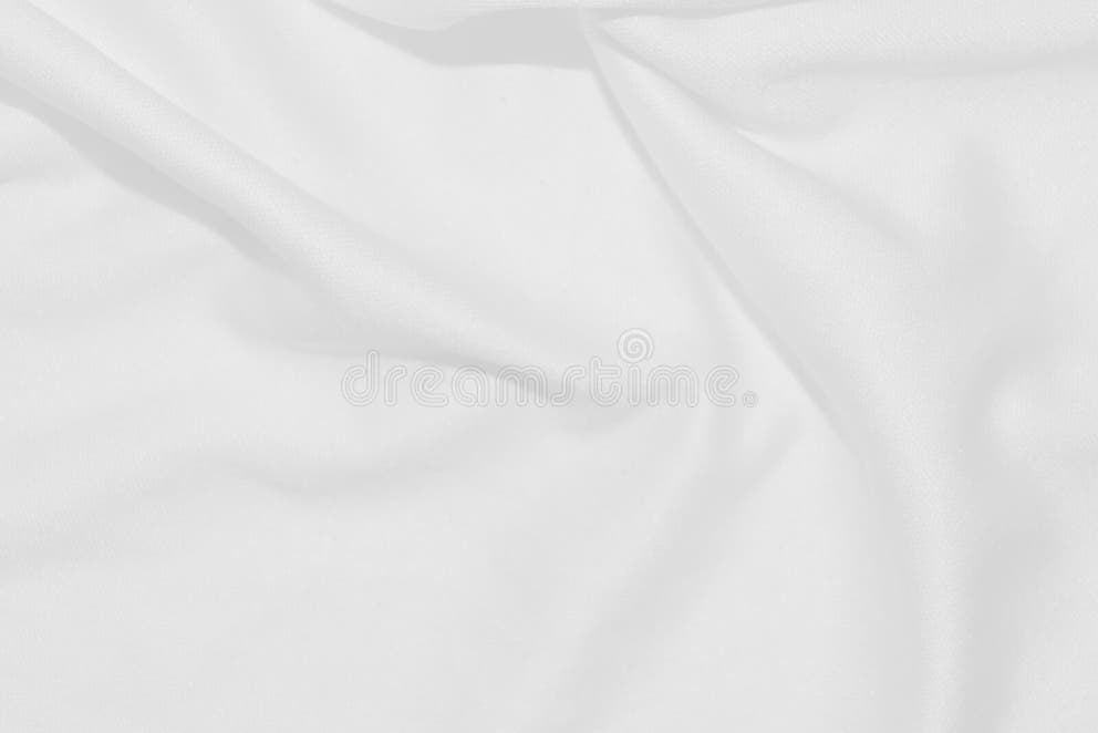 A Clean White Cloth with Swaying Streaks for the Background Stock Photo ...
