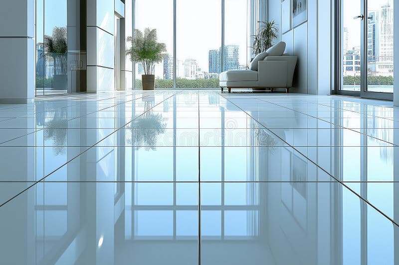 A Clean White Glossy Background, Ideal for a Polished and Professional ...