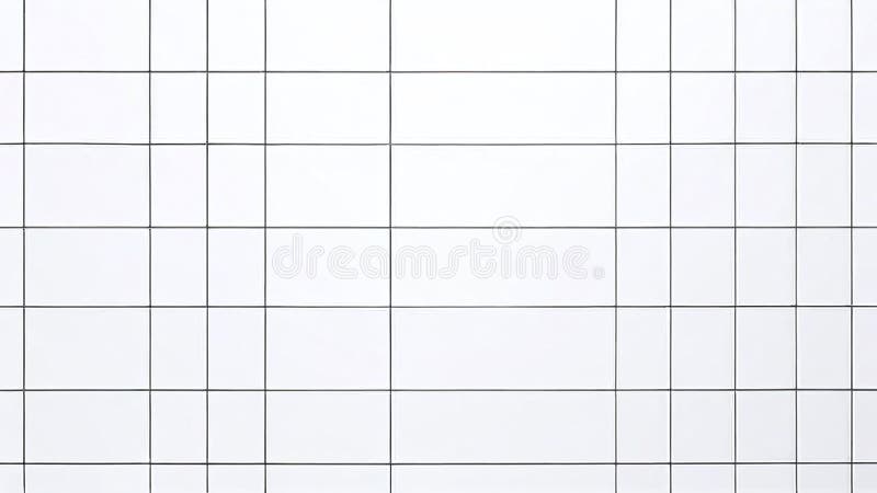 Clean White Grid Background, Table Notebook Paper Stock Illustration ...