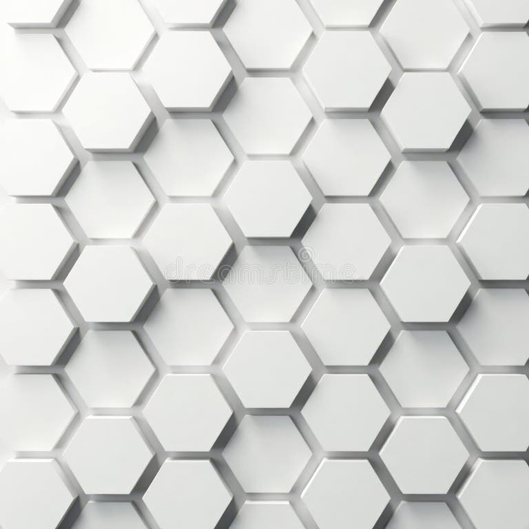 Clean White Hexagonal Grid, Repeating Backdrop , Minimal, White ...