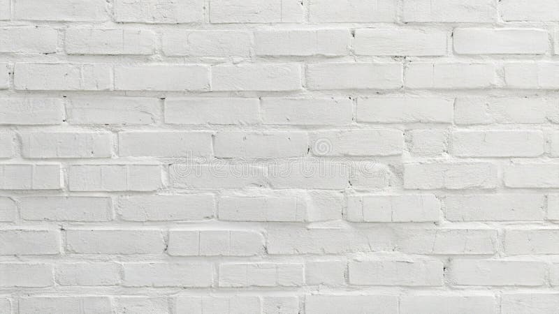 White Brick Wall Texture with Clean Surface and Subtle Mortar Lines ...