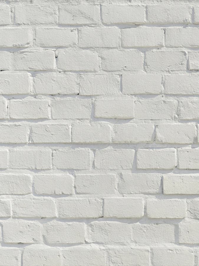 White Brick Wall Texture with Clean Surface and Subtle Mortar Lines ...