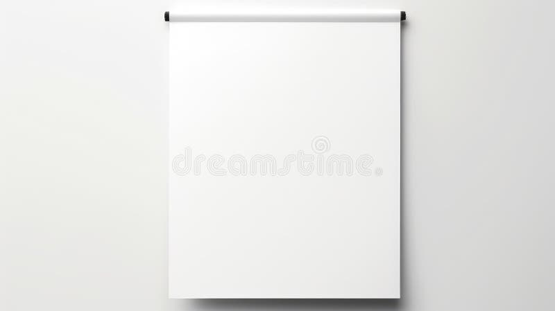 Clean white paper template stock illustration. Illustration of template ...