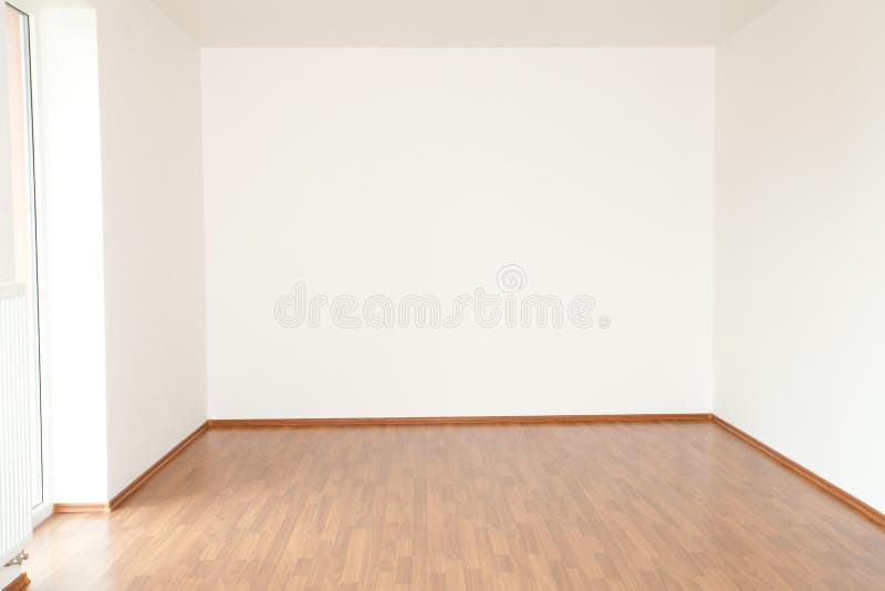 Clean white room interior stock photo. Image of apartment - 18698444