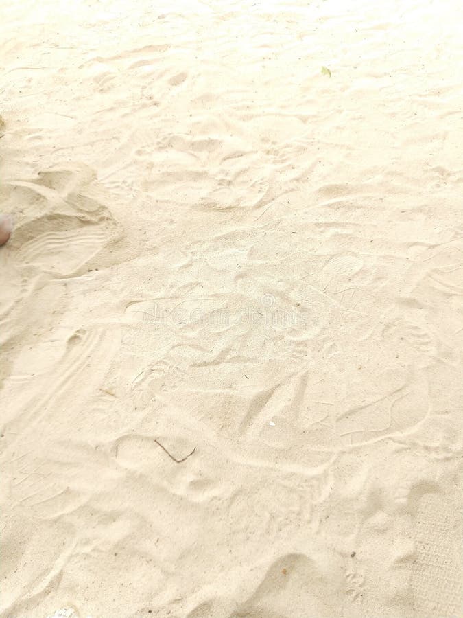 Clean White Sand Beach Beautiful Views Stock Image - Image of wallpaper ...