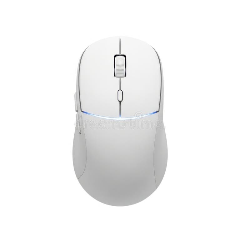 Sleek Modern White Wireless Computer Mouse Stock Illustrations – 1,907 ...