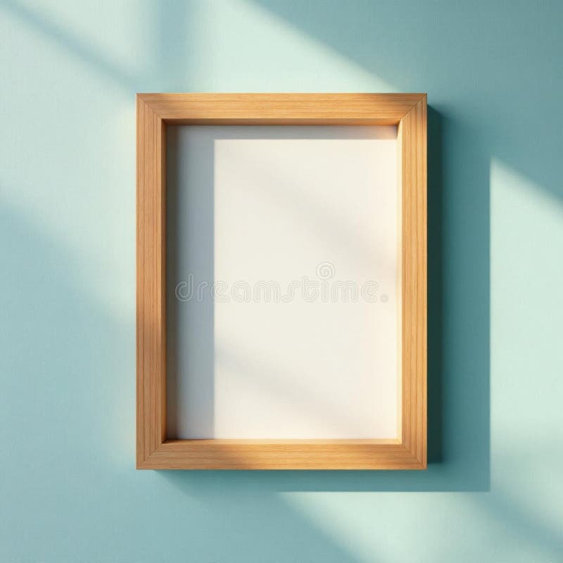Clean Wooden Rectangular Frame, Simple Design, Minimalist, Wooden Frame ...