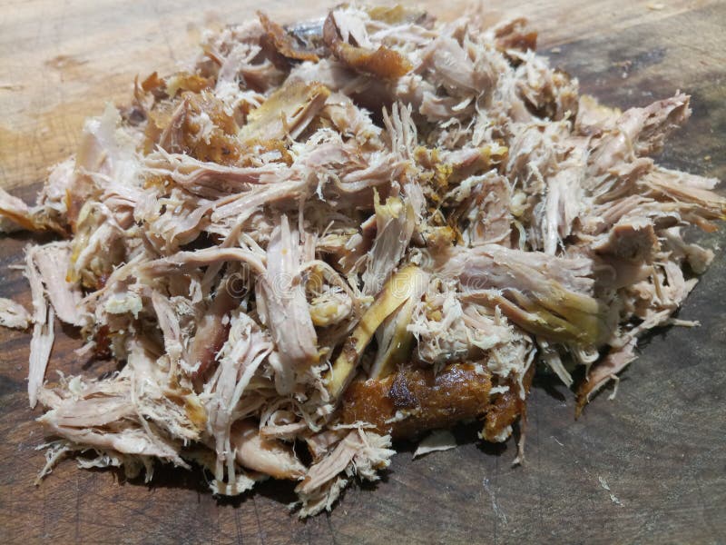 Pulled duck leg cooked stock image. Image of cooked - 103511339