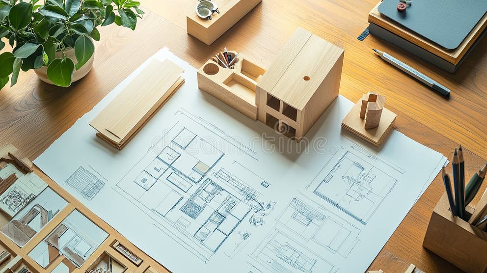 A Clean Workspace Showcasing Plans for an Online Crafting Platform ...