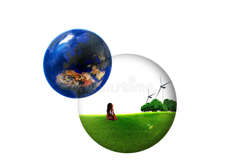 Clean world stock illustration. Illustration of green - 13988568