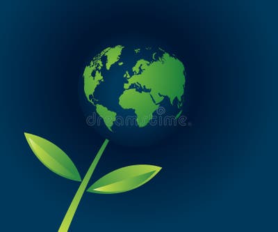 Clean World! stock vector. Illustration of flower, achievement - 4687267