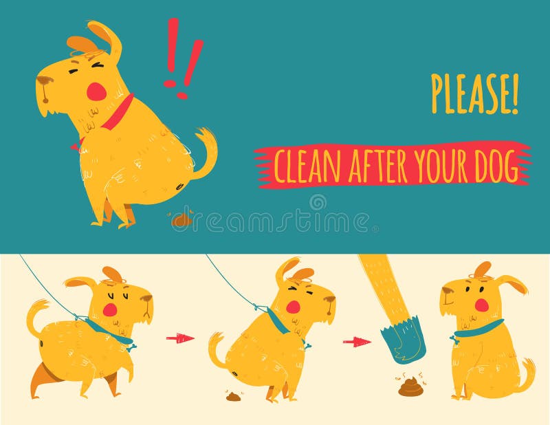 Dog Pooping Cartoon Stock Illustrations – 284 Dog Pooping Cartoon Stock ...
