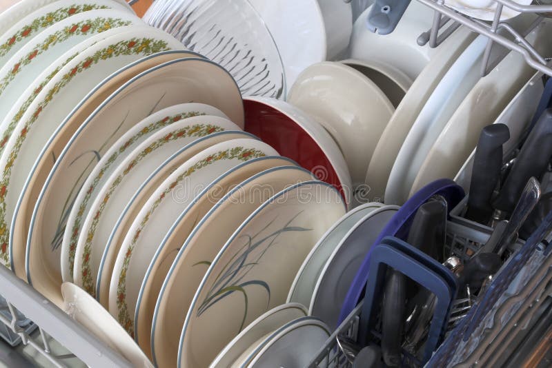 Cleaned Dishware Dishwasher Background Stock Photos - Free & Royalty ...