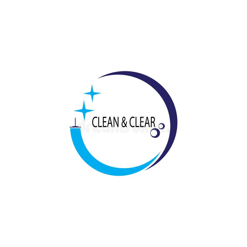 Cleaner logo vector stock vector. Illustration of clean - 174359381